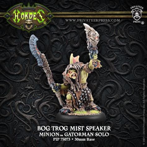Bog Trog Mist Speaker Privateer Press Privateer Press Minions Mists