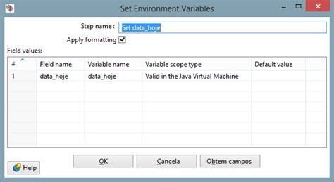 Aprenda Pentaho Step Set Variables E Step Get Variables Exemplos Kettle
