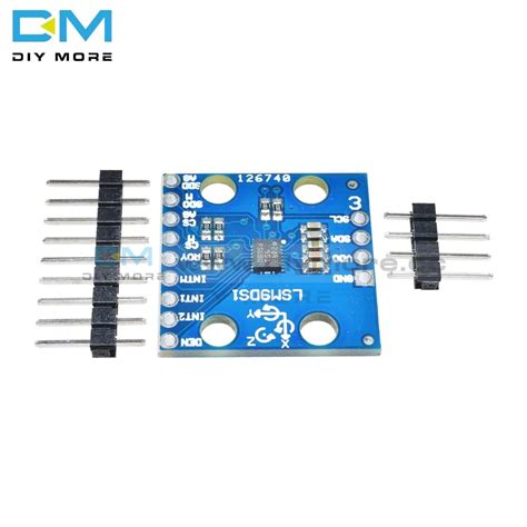 Lsm9ds1 9 Axis Sensor Module Nine Axis Imu Accelerometer Gyroscope Mag Diymore