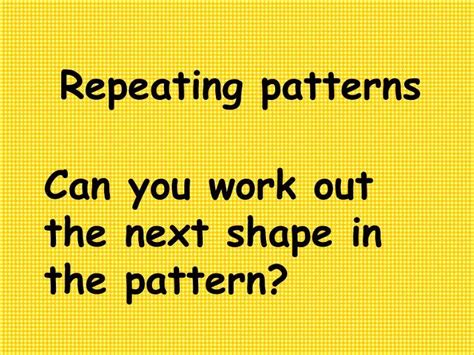 Ppt Repeating Patterns Powerpoint Presentation Free Download Id3936499