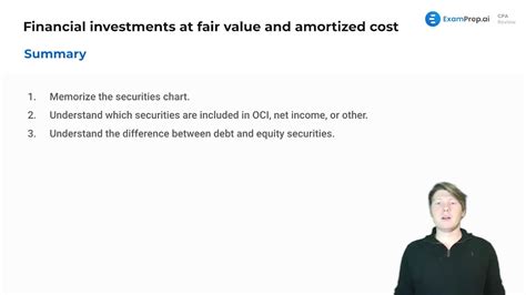 Financial Investments At Fair Value And Amortized Cost Summary