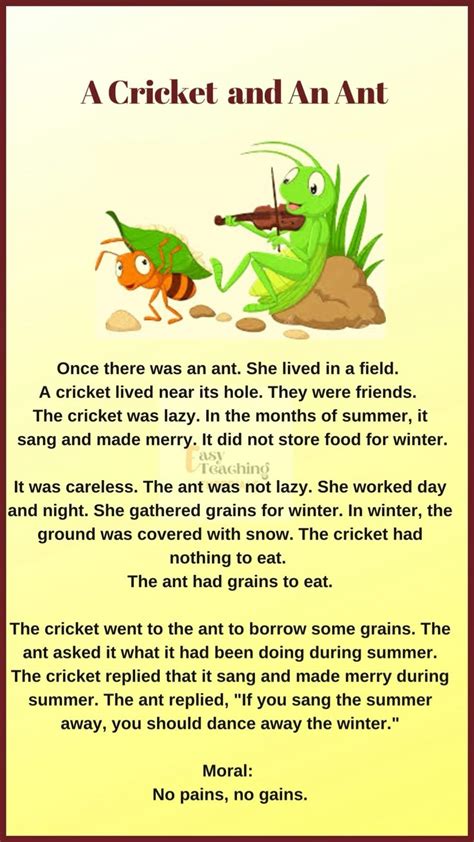 Short Moral Stories With Pictures