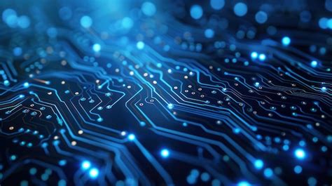 Premium Photo Closeup Of A Chip On A Printed Circuit Board Microprocessor Printed Diagram