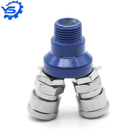 Lsmv Series Lsmv 2p Air Quick Fittings Manifold Couplers Pneumatic Quick Coupling Coupler