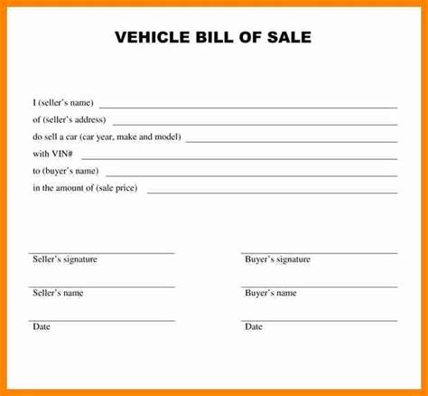 Bill Of Sale Sold As Is Template Templates Hexagon