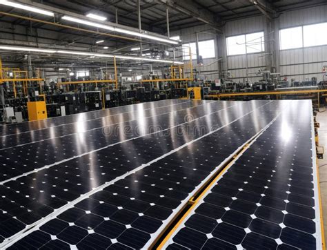Solar Panel Manufacturing Facility Showcasing Advanced Technology In