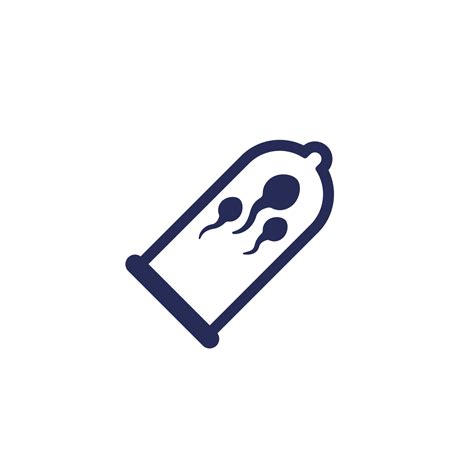 Condom With Sperm Icon Contraception Vector 13965047 Vector Art At
