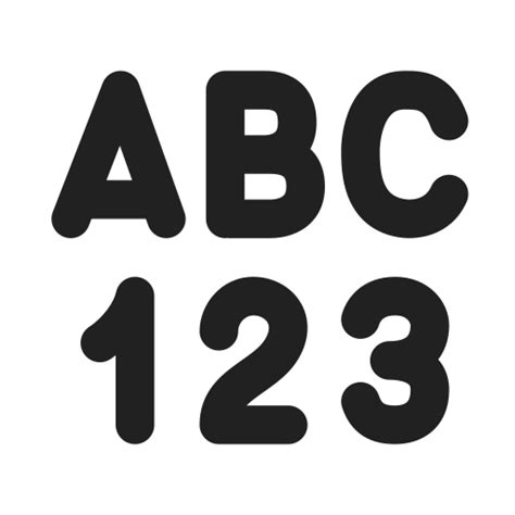 Text Number Format Filled User Interface And Gesture Icons