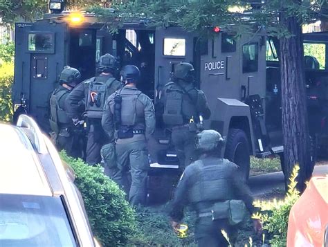 Heavy Police Swat Activity At Folsom Apartment Complex Following