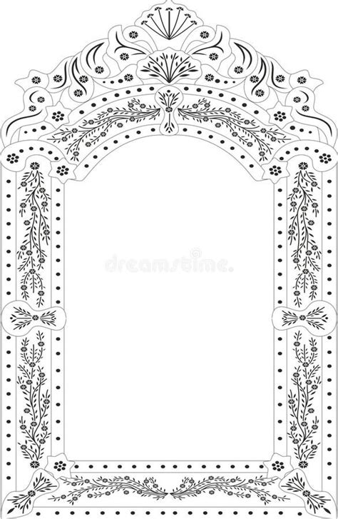 Glasses Door Partition Kitchen Shutter Railing Glass Design Stock Vector Illustration Of
