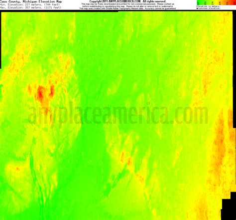 Free Cass County Michigan Topo Maps And Elevations