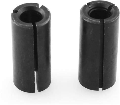 Dghaop 2pcs 1 2 To 1 4 Router Collet Adapter Bit Shank Reduction