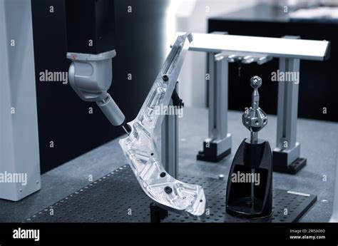 Cmm Coordinate Measuring Machine Probe Measuring Workpiece In Automotive Industry Industrial