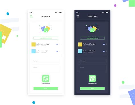 Scan Ocr Ui Ux App Design Behance Behance