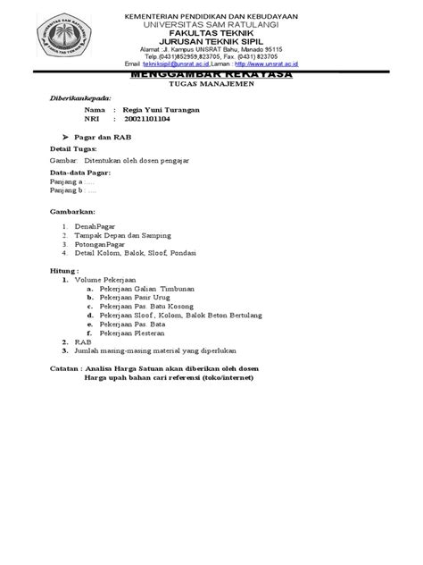 Format Tugas 7 Manajemen Pdf