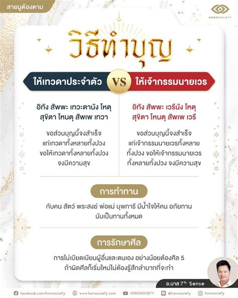 วิธีทำบุญให้เทวดาประจำตัว Vs เจ้ากรรมนายเวร