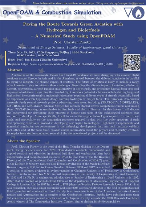 Huangwei Zhang On Linkedin Openfoam And Combustion Simulation Webinar 25