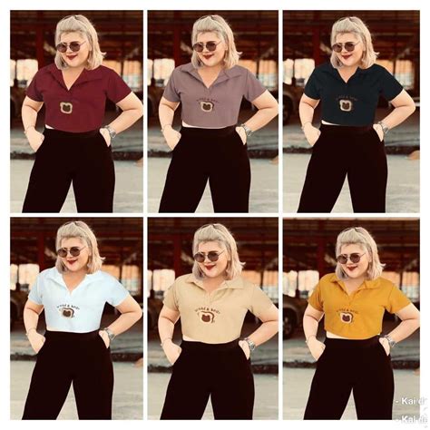 ชุดเข้าเซ็ท เสื้อผ้าสาวอวบ Xl Xxl เสื้อครอป เสื้อยืดแขนสั้น กางเกงขายาวสาวอวบ Mixasale