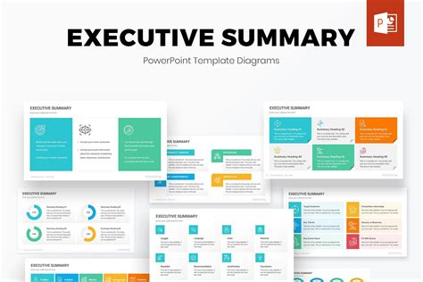 Executive Summary PowerPoint Slides Infographic Illustrations Executive Summary Powerpoint