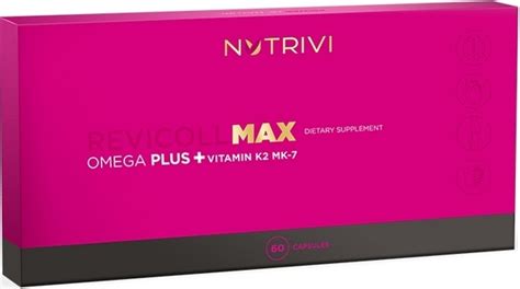 Nutrivi Revicoll Max Omega Plus Kyseliny Vitamín K2 Mk 7 Peptidy 60