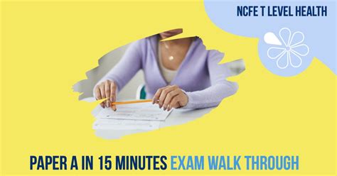 Ncfe T Level Health Paper A Exam Walk Through Reference Library Health And Social Care Tutor2u