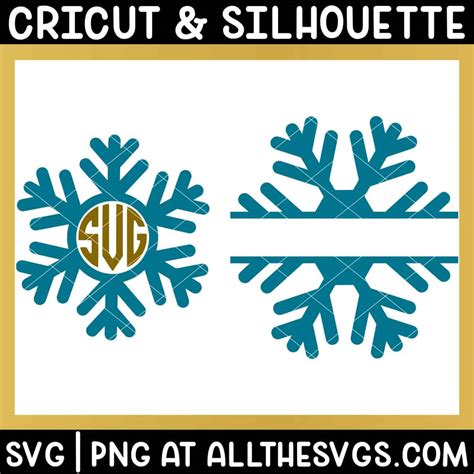 Free Snowflake Monogram Svg Files [no Sign Up To Download ]