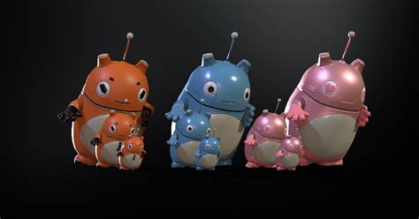 Minirobotic5pack2 3d Robots Unity Asset Store