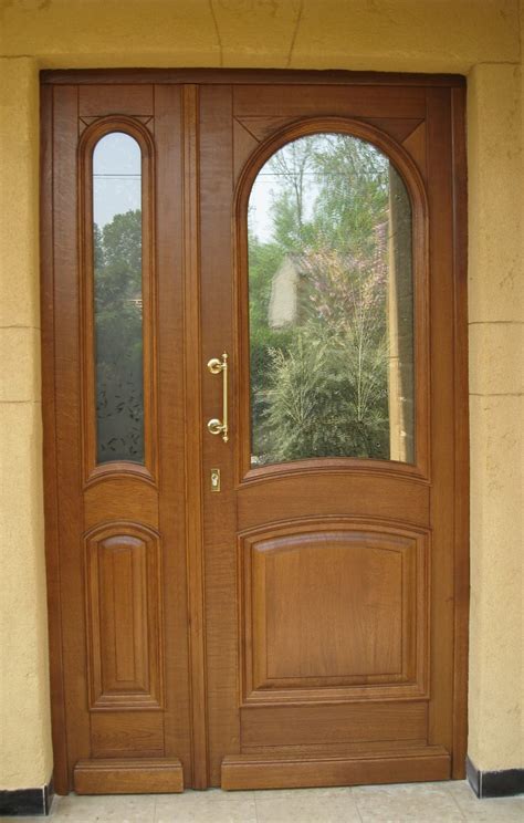Portes Dentrée Bois Massif Menuiserie Collin