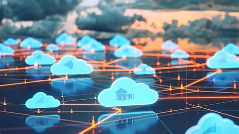 Premium Photo Cloud Computing Network