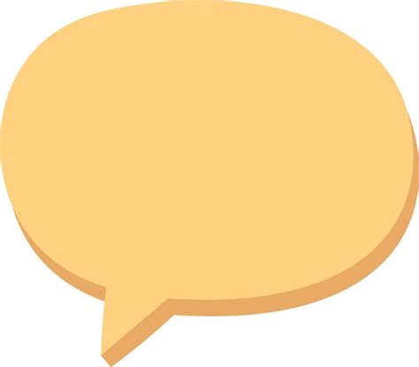 Premium Vector Speech Bubble Round Shape