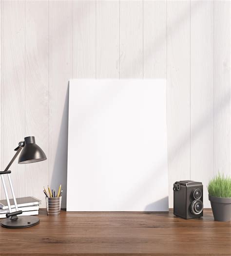 Premium Photo Frame On Table