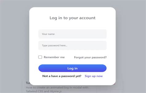 Forgot Password Form Tailwind Css Example