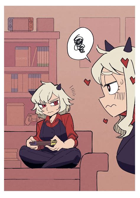 I Drew Modeus In Chibi Version Qwq Enjoy~ R Helltaker