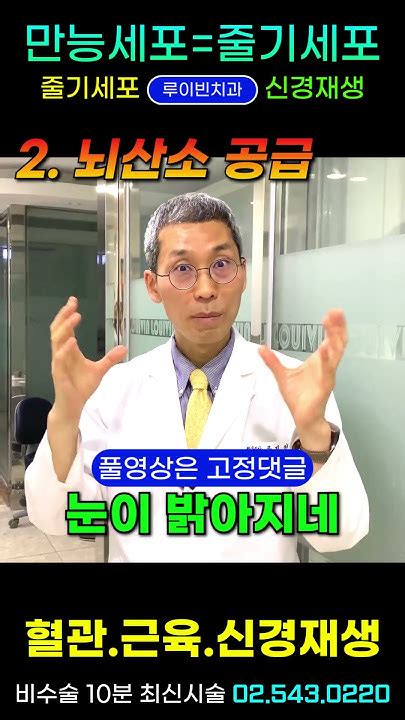 필독 줄기세포 치료효과 3가지 왜 줄기세포를 만능세포라 부를까 파킨슨병 치매 뇌졸중 심장질환 당뇨병 높은간수치 고혈압약 고지혈증약 복용중일때 I 루이빈치과 류지헌