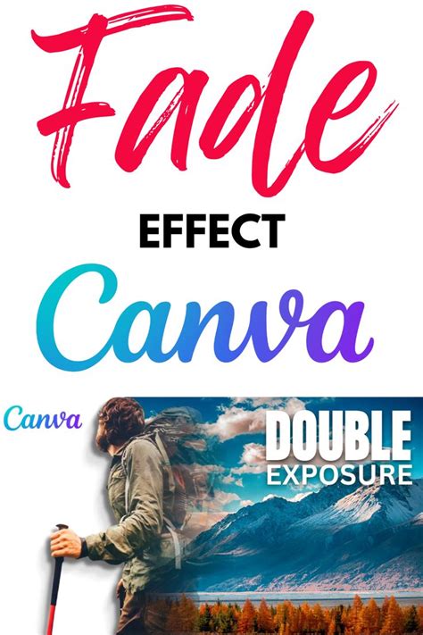 Fade Effect In Canva Canvas Learning Canva Tutorial Graphic Design