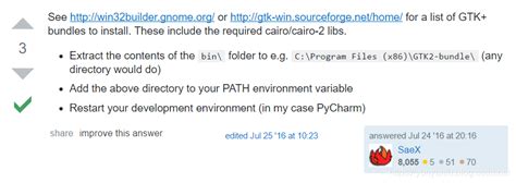 成功解决oserror Dlopen Failed To Load A Library Cairo Cairo 2 Cairo Gobject 2 Cairoso2