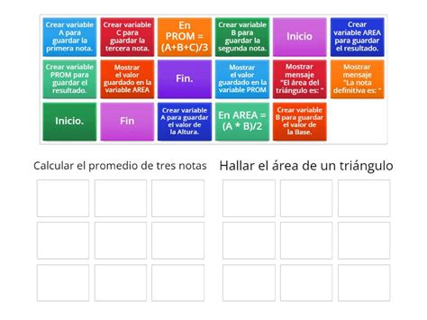 Clasificar Y Ordenar Los Pasos De Un Algoritmo Group Sort
