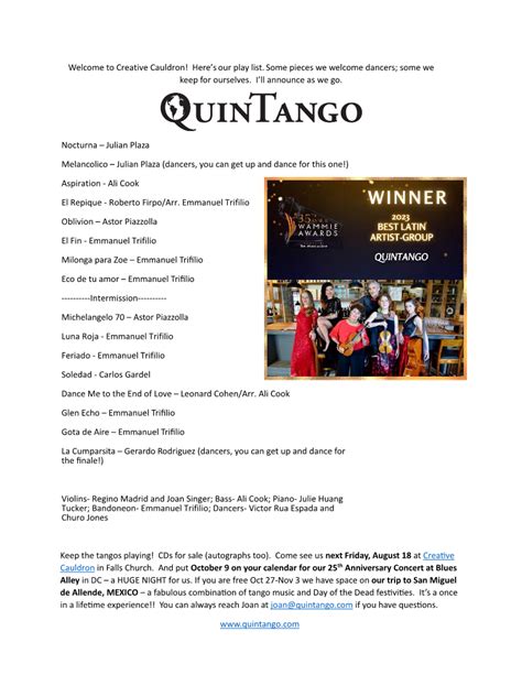 Program Quintango