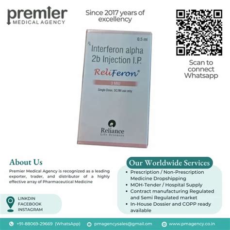 Reliferon Interferon Alpha 2b Injection At Best Price In Nagpur