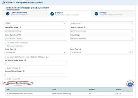 How To Configure Custom Spark Settings At Cluster Template Infoworks