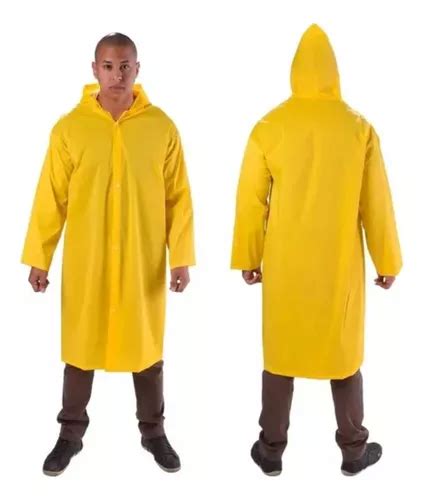 Capa De Chuva Reforçada Com Capuz Profissional Epi Obras MercadoLivre