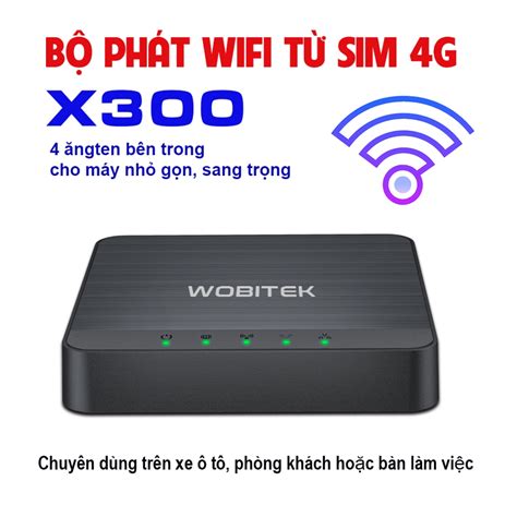 Cục phát wifi từ sim 4G Bộ phát wifi 4G X300 chuyên lắp cho ô tô phòng khách và bàn làm việc