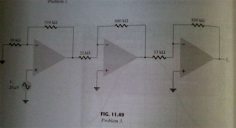 Solved Calculate The Output Voltage In The Circuit Of Fig Chegg