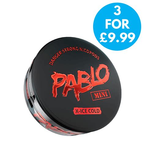 Pablo Mini Snus 30mg Nicotine Pouches 3 For £9 99 Vape Co Uk