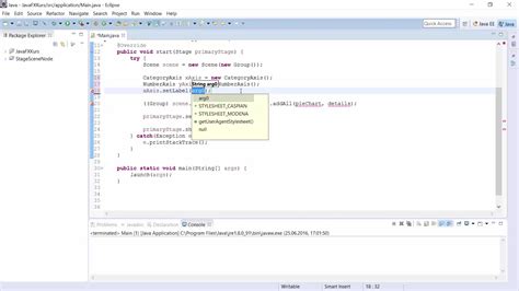 Javafx Creating A Line Chart For Data Visualizations