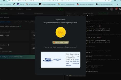 Mohammed Mohsin On Linkedin Gfg Geeksforgeeks Codinglife Gfg160