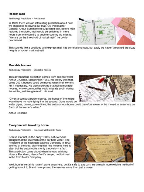 Technology Predictions Pdf Modem Internet Access