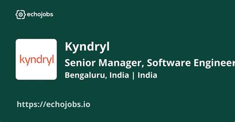 Hiring Senior Manager Software Engineering Development Management