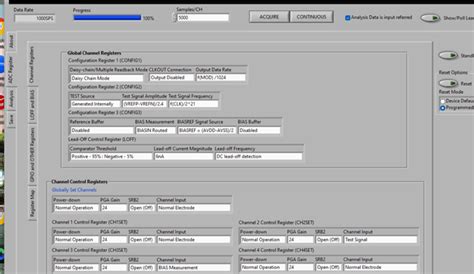 ADS1299EEGFE PDK Powering And Communication Of ADS1299FE Babe Board With Arduino Data