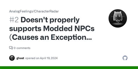 Doesn T Properly Supports Modded Npcs Causes An Exception On